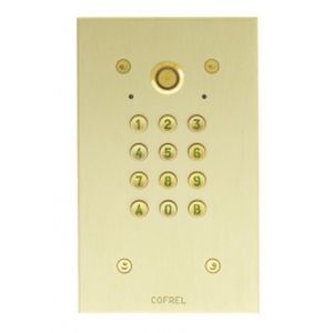 Bticino cofrel 005312 clavier code retroeclaire dore