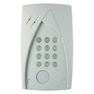 Bticino Cofrel 004766 Clavier Codé Tercode 3100 - Argent - 1 Relais NO-1NF (100 Codes)