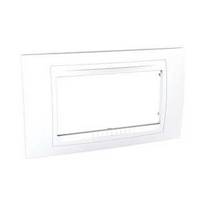 Schneider Electric MGU4.104.18 Schneider Unica Blanc liseré Blanc ...