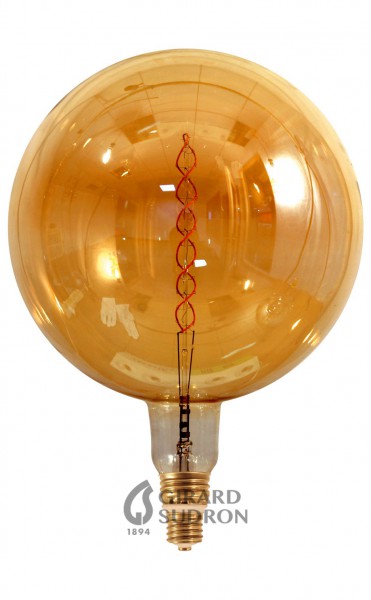 Girard sudron 716700 girard sudron globe g380 filament led twisted 8w e40 2000k 400lm dim. amber