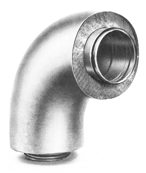 S&p france 865712 coude à 90° acier galvanisé double peau 25 mm, d 315 ...