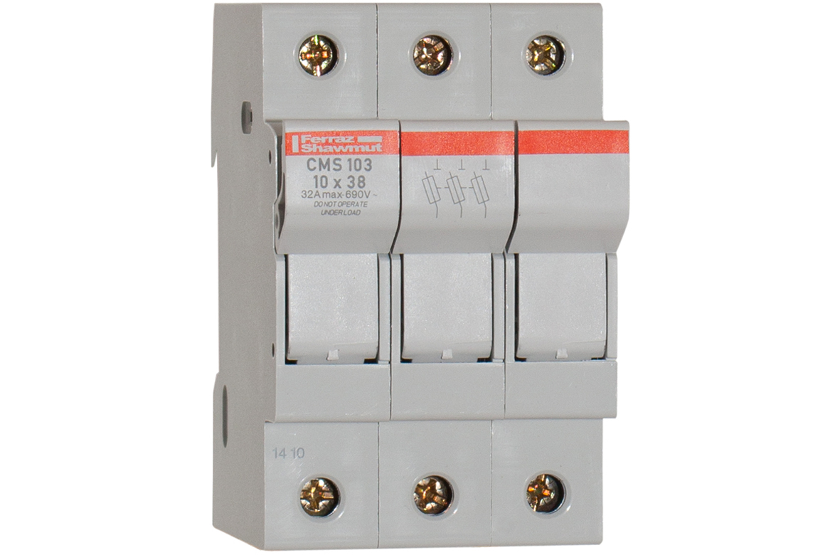 Mersen - Ferraz X305023 Porte-fusible modulostar cms (modulaire) - 10x38 - 32a - 690v - 3p