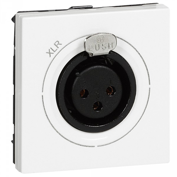 Legrand 078755 prise audio mosaic - xlr 3 pôles femelle neutrik - 2 mod ...