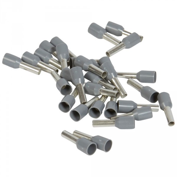 Legrand 037766 sachet d’embouts de câblage à collerette isolante gris ... Legrand 037766 sachet d’embouts de câblage à collerette isolante gris ...