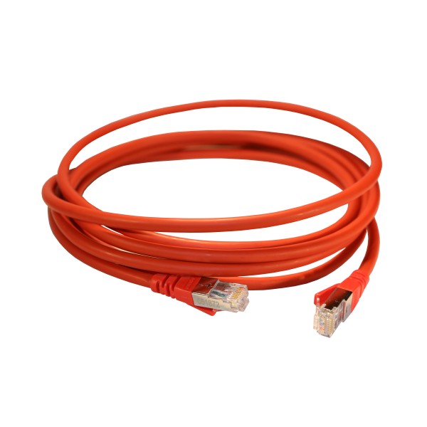Legrand 051872 cordon de brassage rj45 - lsoh- cat.6a - 100 ohms - s/ftp blindé- l. 3 m -rouge