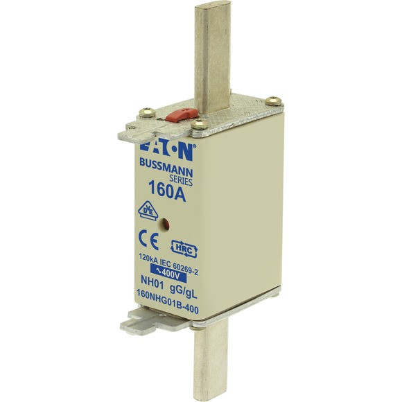 Eaton 160nhg01b-400 nh fuse 160a 400v gg/gl size 01