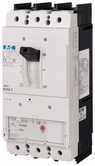 Eaton 269302 nzm3, 150ka, 3p, 250a, ul/iec (nzmh3-ae250-na)