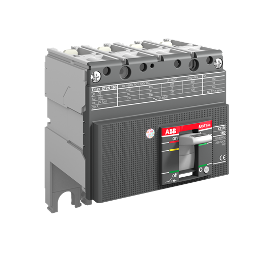 Abb 068168 disjoncteur xt2n 160 bloc coupure 4p ff