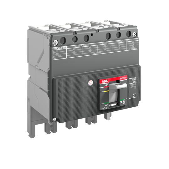 Abb 068178 disjoncteur xt4n 250 bloc coupure 4p ff