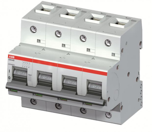 Abb 745496 disjoncteur s804b 4p 100a courbe k raccordement à vis - 16ka (6modules)