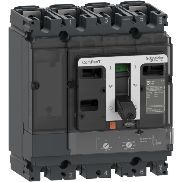 Schneider electric c16f4tm160 disjoncteur 160 a compact nsx160f ...
