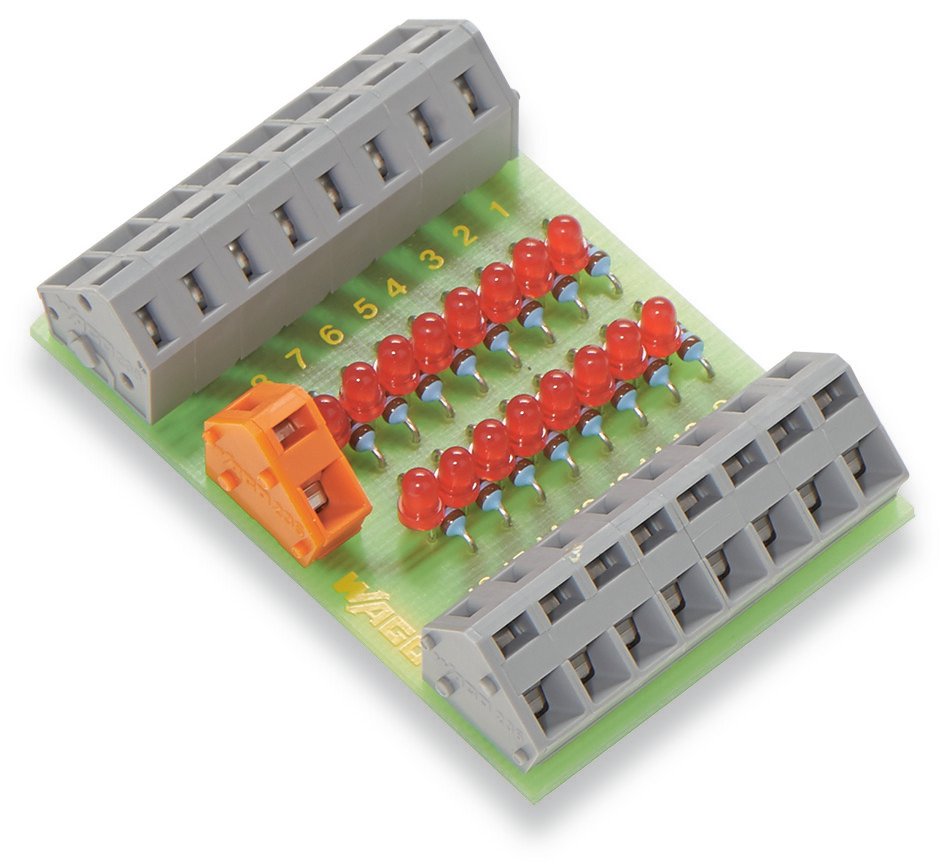 Wago 289202 Module de signalisation 16 led, 24 vdc, plus commun