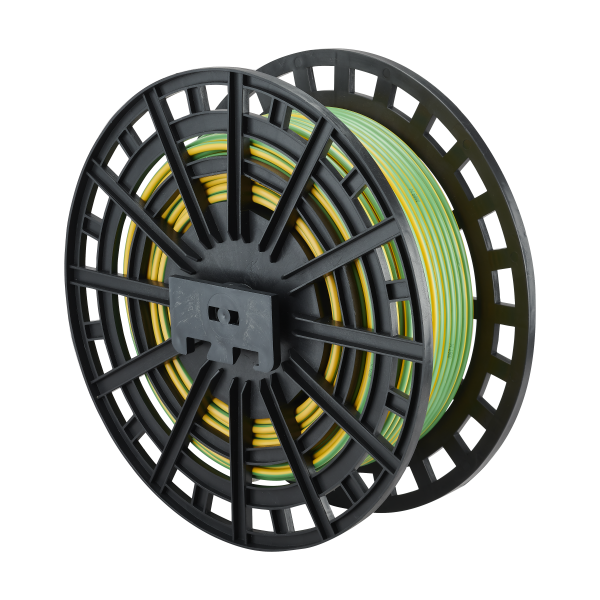 Debflex 116925 cable ho7 v-r 16 mm² jaune/vert au metre 1/2 touret de 100 m