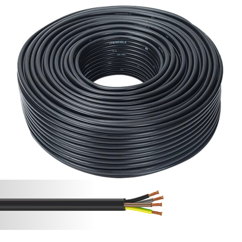 01360622 Câble électrique rigide 4G2,5mm² 50m noir