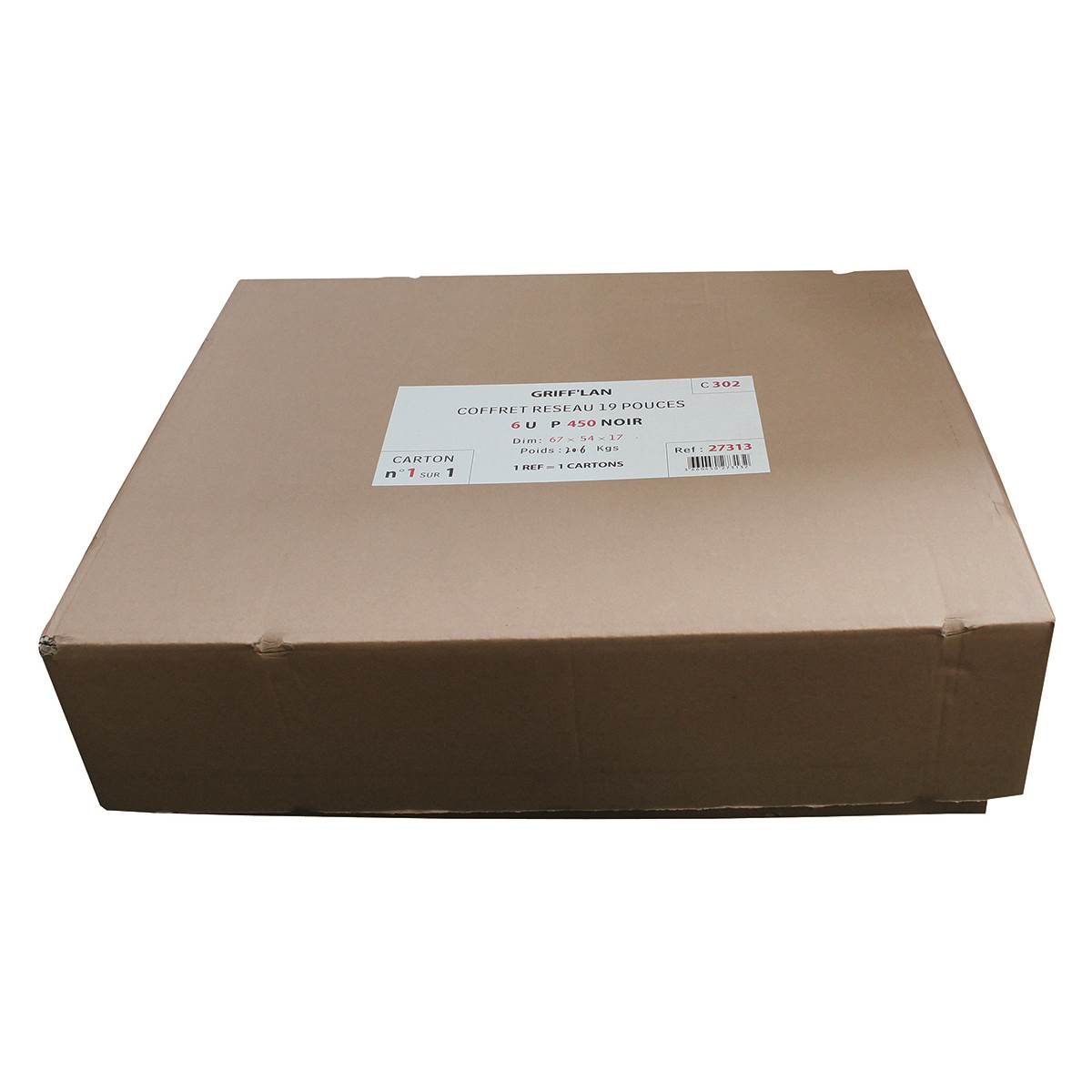 Uniformatic 27313 Coffret a monter 6u p450 noir