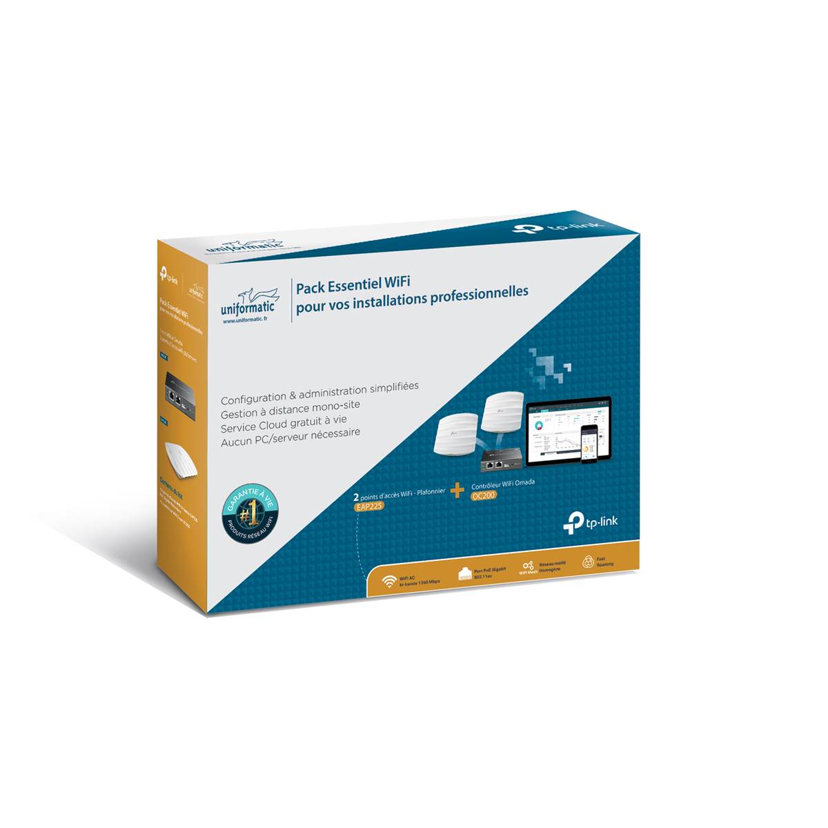 64000 Pack Essentiel WiFi TP-Link, Connexion Optimale - Uniformatic