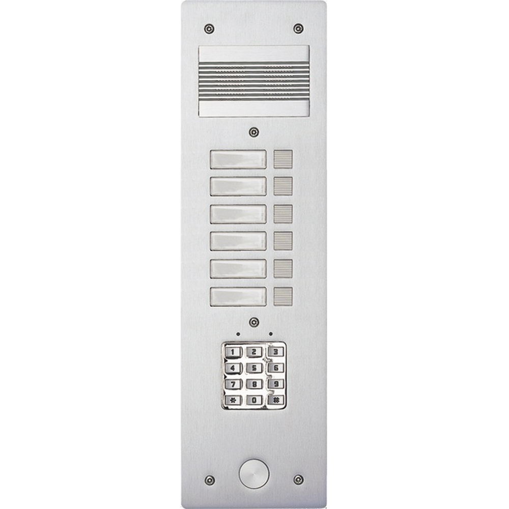 Bticino Cofrel 308406 PLATINE S200CC ALU 4MM 6BP