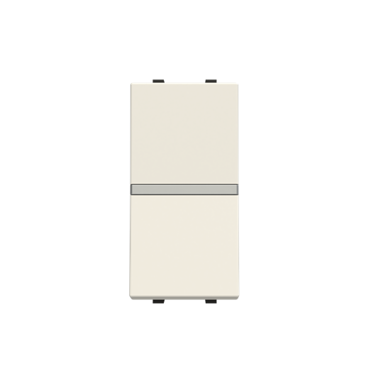 ABB N2101.2BL Zenit interrupteur bipolaire 1 module blanc