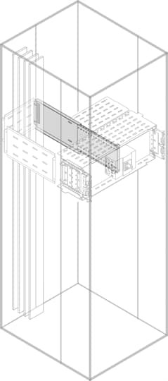 ABB PSVS3070 Terminals vert. divider rear int. up. h=300mm d=700mm