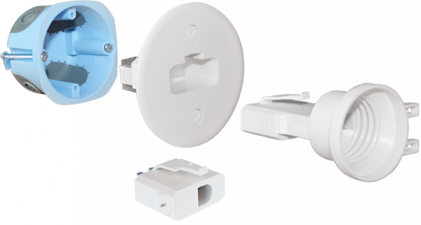 Eurohm 53078 boîte d'applique dcl air'metic eur'ohm - diamètre 54 mm - e27