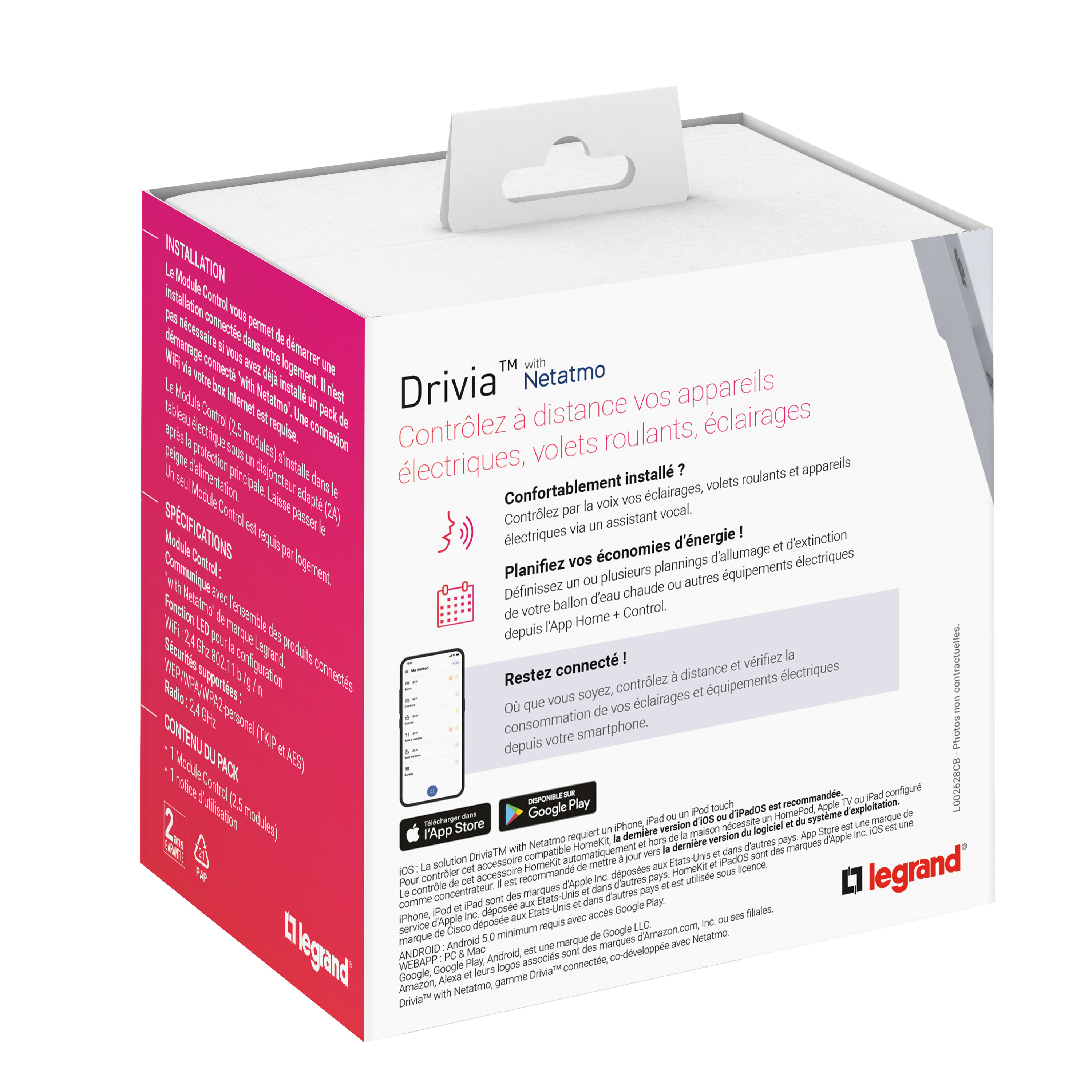 412181 Module de contrôle Legrand Drivia connecté - Legrand