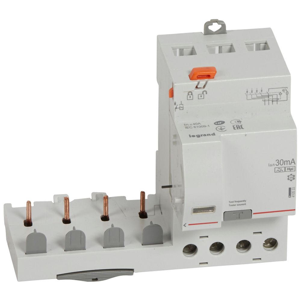 410533 Bloc Diff Adapt DX3 VIS 4P 400V 40A Type HPI - Legrand
