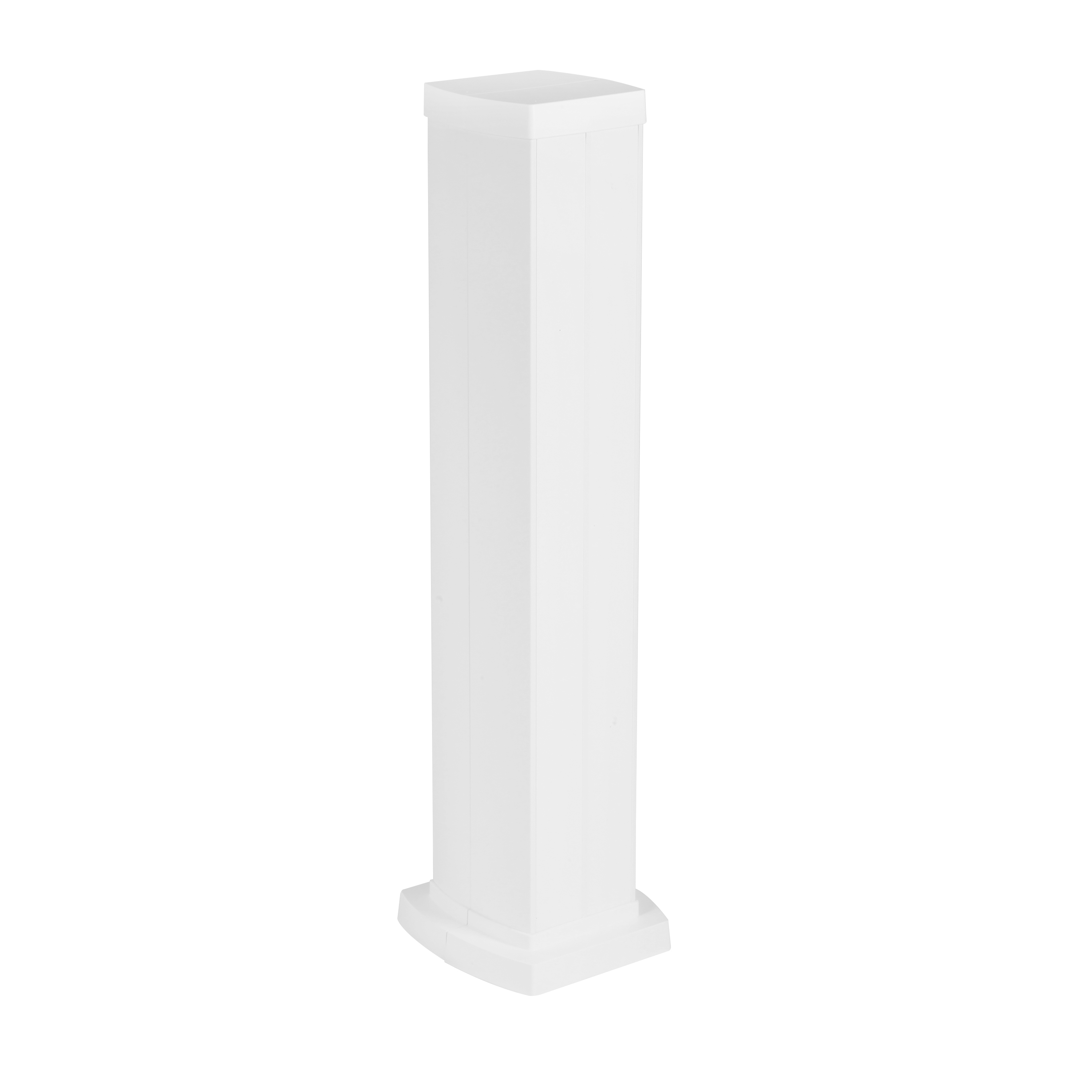 653043 Colonnette 4 Compartiments, 0.68m, Alu/Blanc - Legrand