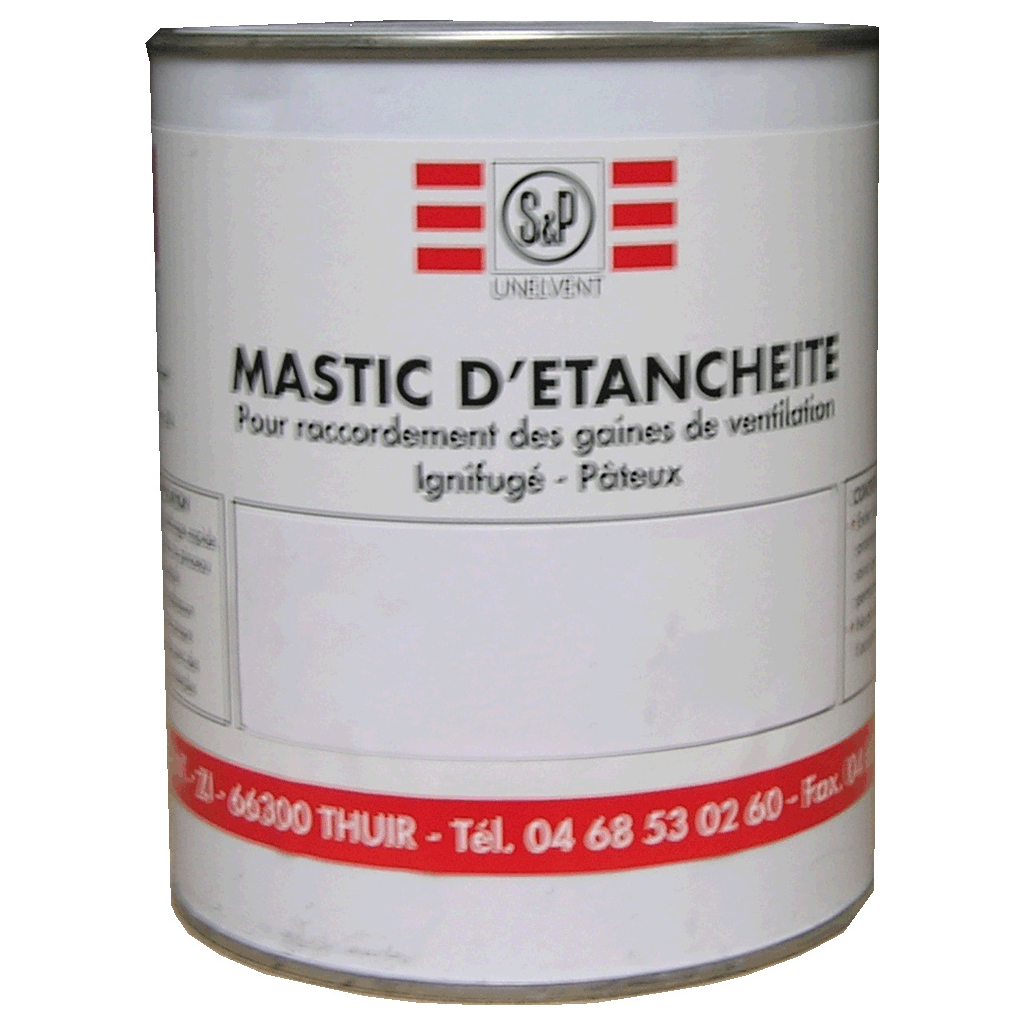 S&P France 863180 Mastic acrylique, pot de 1 kg, pour montage intérieur ...