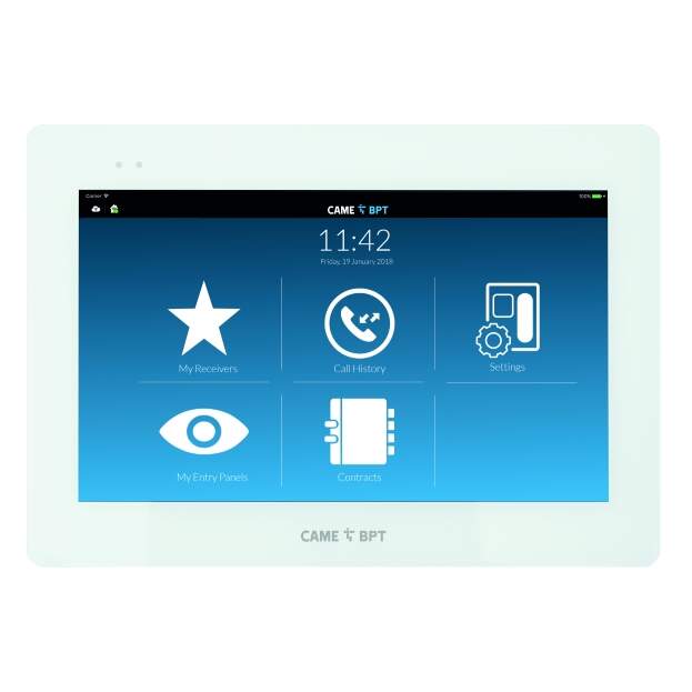 Came 840CH-0080 Moniteur Vidéo Mains Libres Blanc 100% Tactile TFT 7 ...