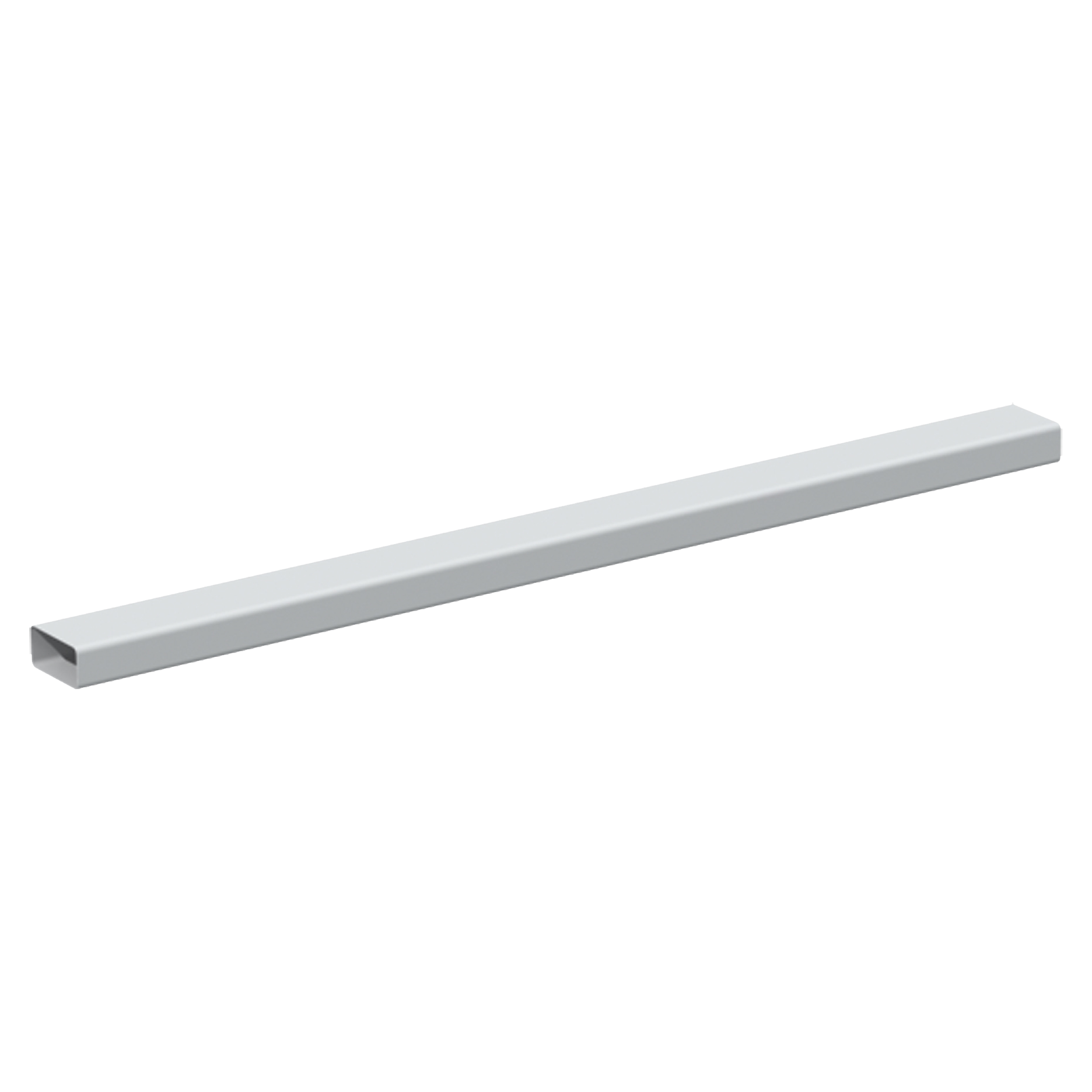 S&P France 833643 Conduit rectangulaire PVC rigide 55 x 110 mm, longueur 1.5 m, gamme TUBPLA ...