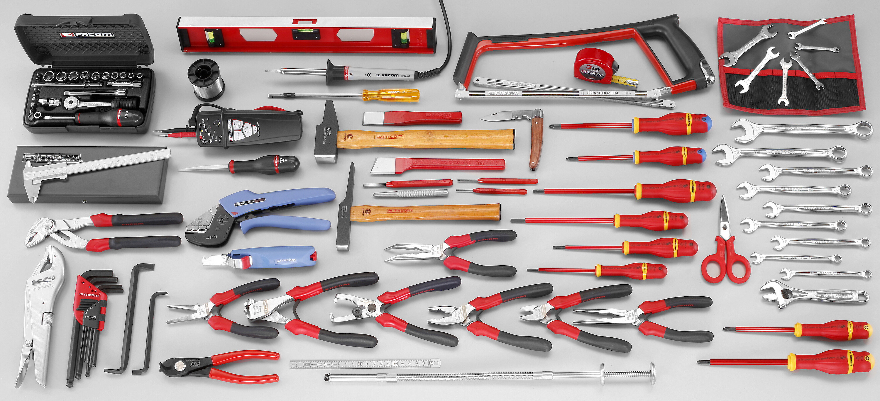 Facom CM.E18 Sélection de 96 outils métrique