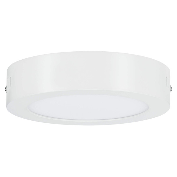 Paulmann 70641 plafonnier lunar led panel 11 w blanc dépoli alu