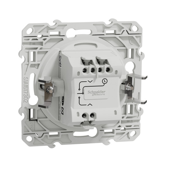 Schneider electric s520208 interrupteur de volet-roulant blanc avec 3 ...