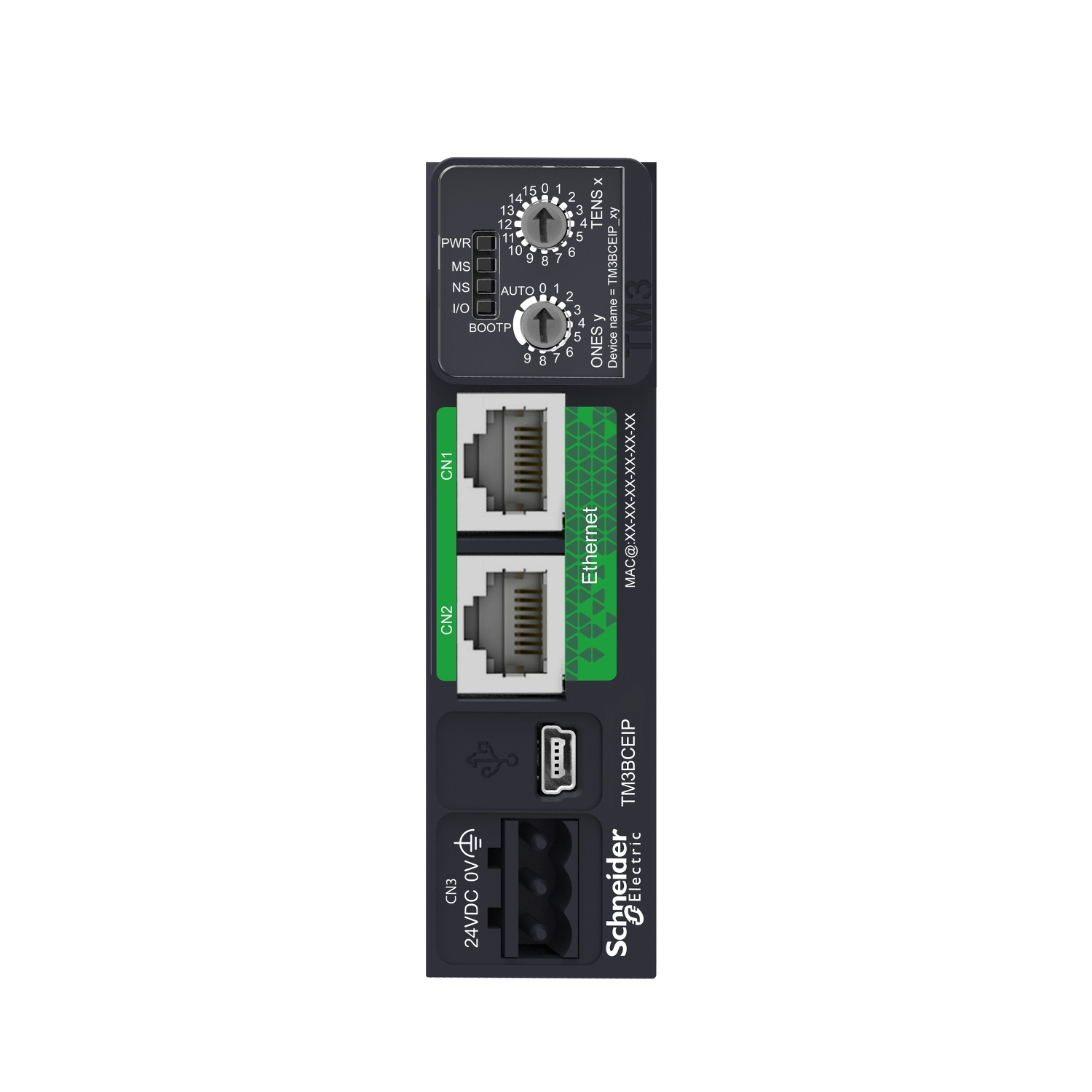 TM3BCEIP Modicon TM3 Coupleur Ethernet/IP Modbus - Schneider Electric