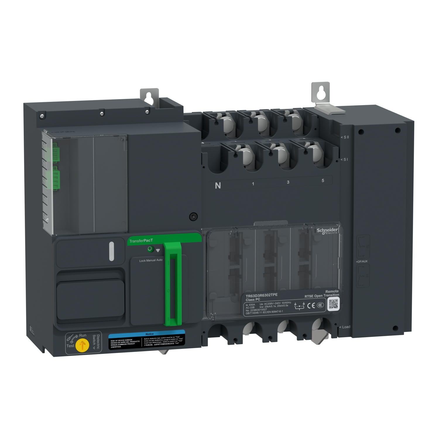 Schneider electric tr63d3r6302tpe transferpact tr630 - inverseur de ...