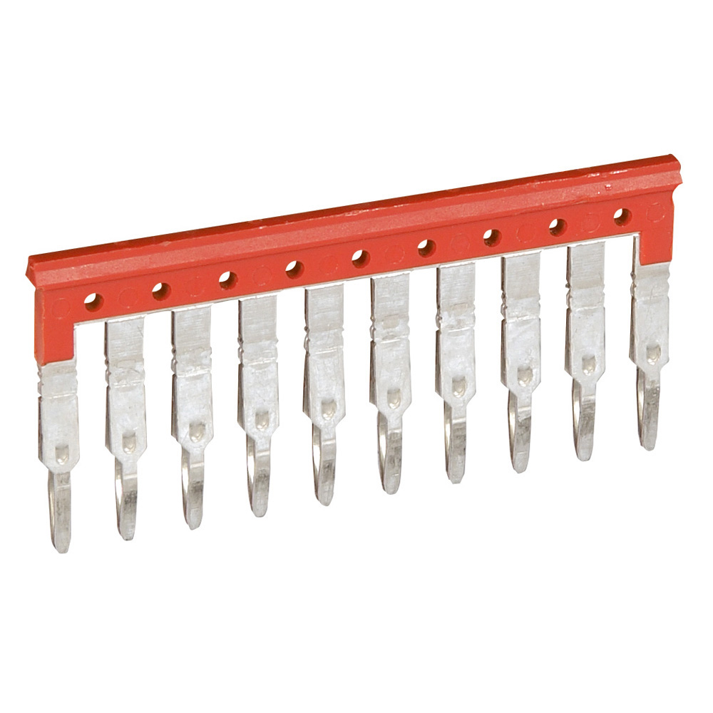 Legrand 037504 peigne de pontage rouge viking3 - pour 10 blocs de ...