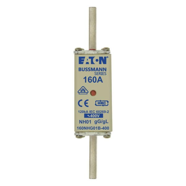 Eaton 160nhg01b-400 nh fuse 160a 400v gg/gl size 01