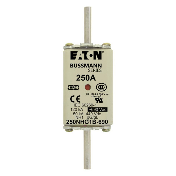 Eaton 250nhg1b-690 nh fuse 250a 690v gg size 1