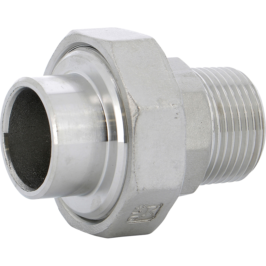 Sferaco 2027310 raccords inox moulés-pn20-raccord union mâle / a souder bw dn 3/8