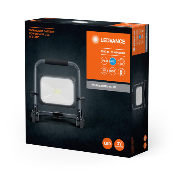 Ledvance 831131 led worklight value projecteur de chantier 20w lumiere ...