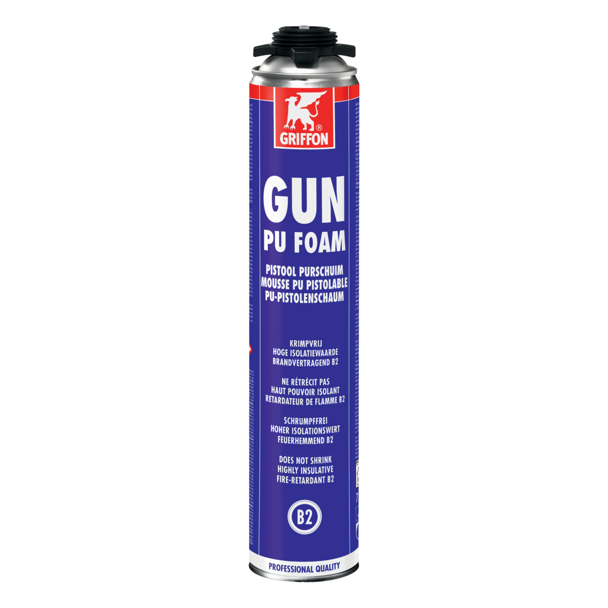 6150502 Gun PU Foam Mousse PU Pistolable 750 ml - Griffon