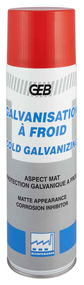 814065 Galvanisation à Froid Aspect Mat 1500 Aérosol - Geb