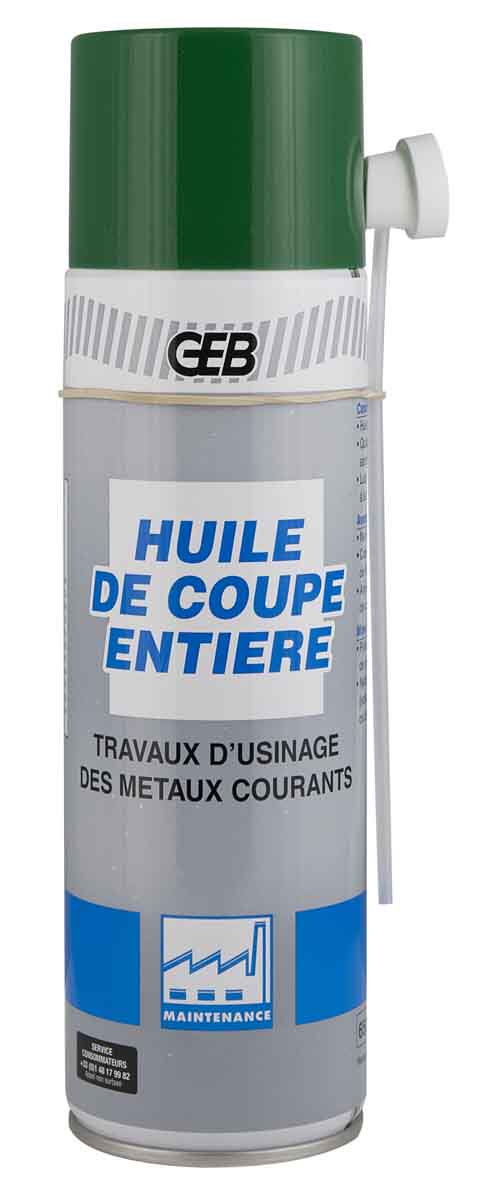 651100 Huile de Coupe Entière Aérosol 650 - 500 ml, Efficacité - Geb