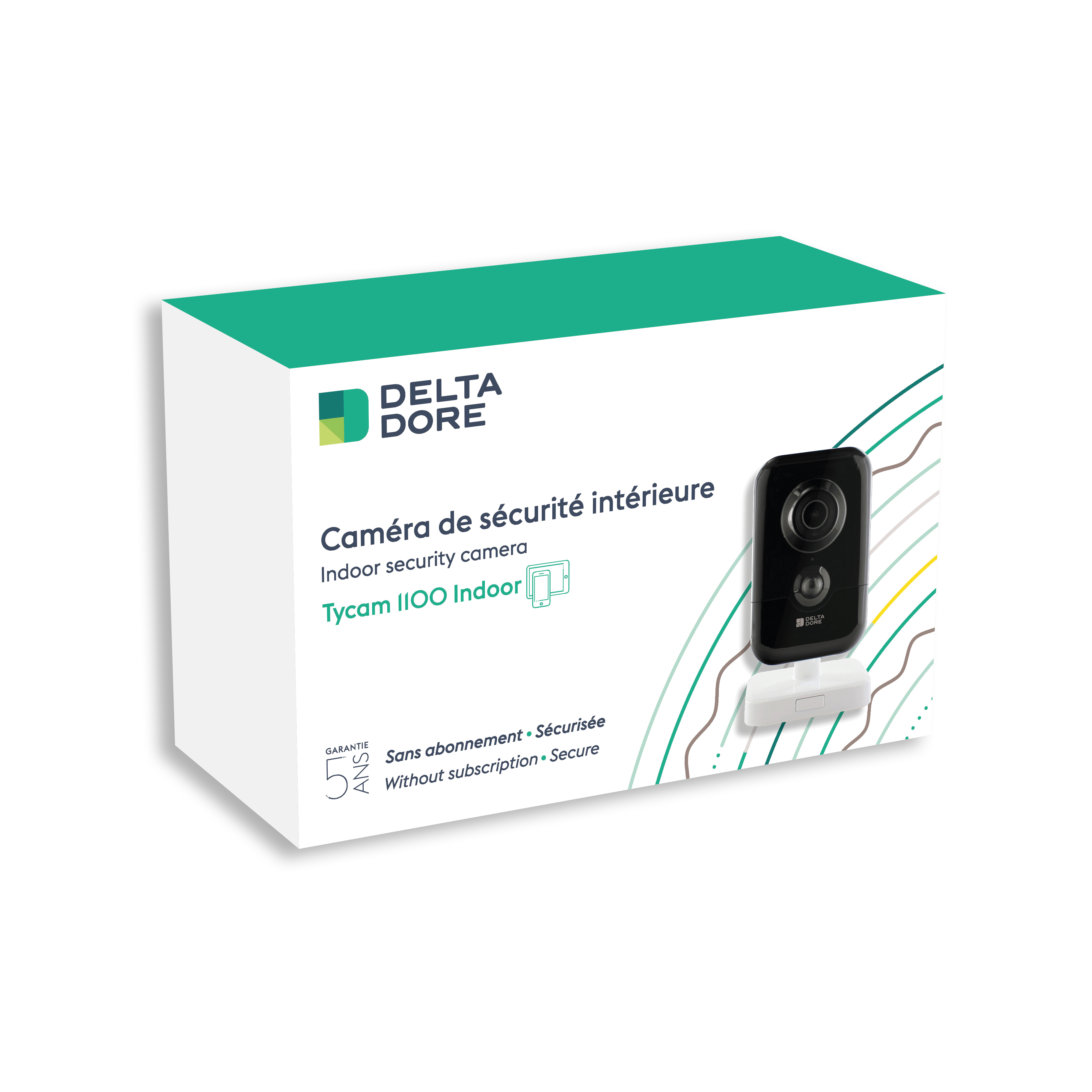Delta Dore 6417006 Caméra intérieure de surveillance connectée Tycam ...
