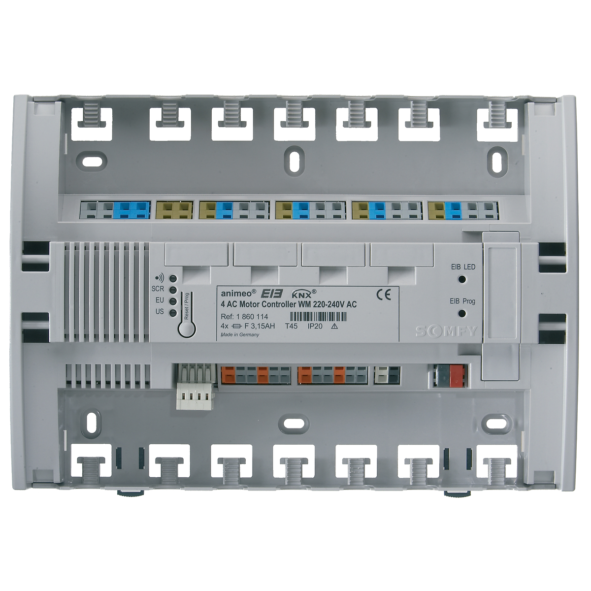 Somfy 1860114 Animeo motor controller 4ac knx montage mural 230v ac