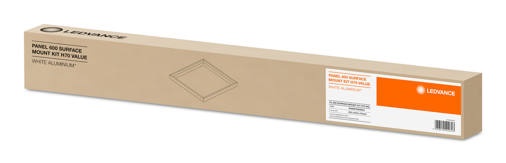 Ledvance 402843 Ldv panel val 600 kit montage saillie h70 ledvance
