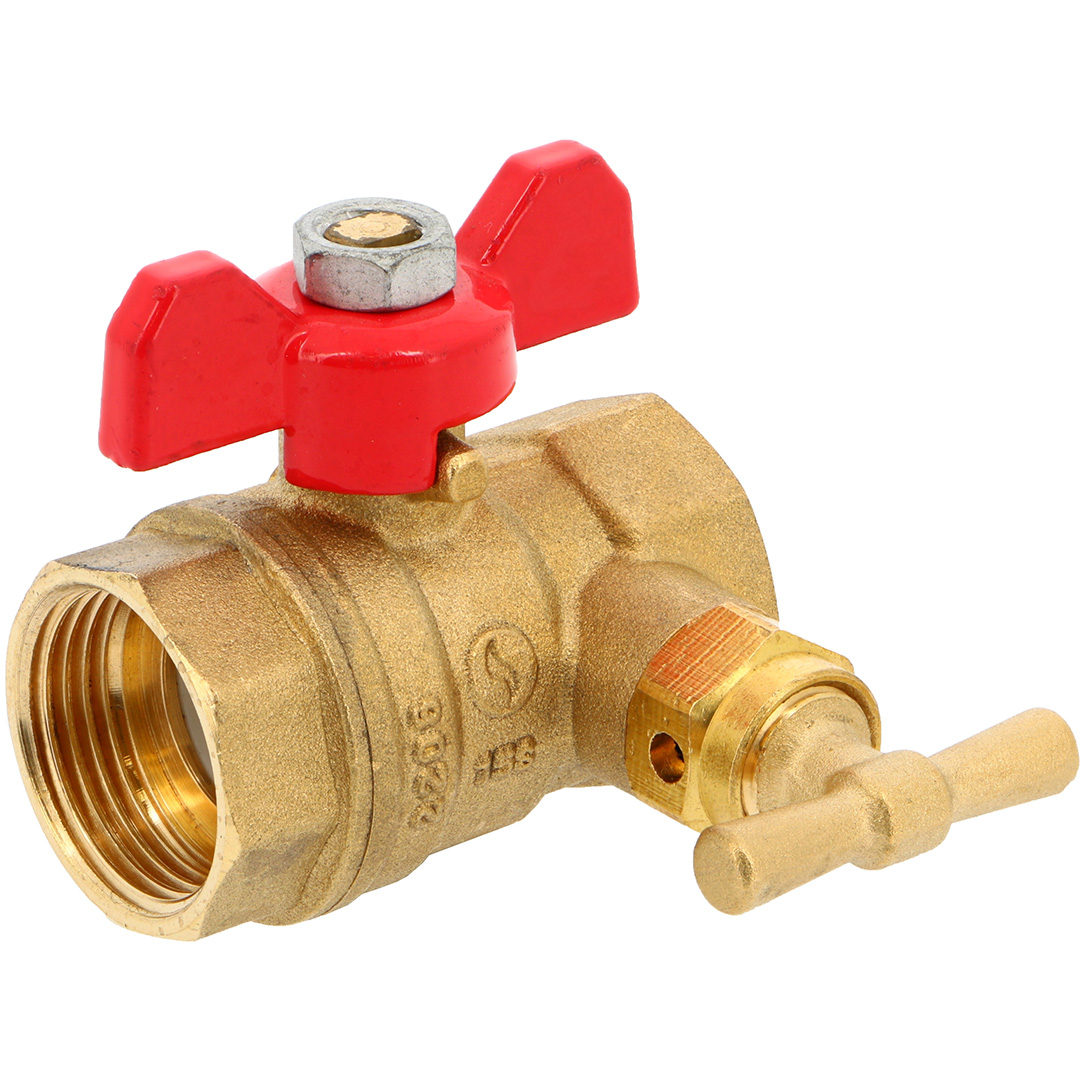 Sferaco 575006 Vanne à sphère à purge femelle-femelle dn 1" manette ...