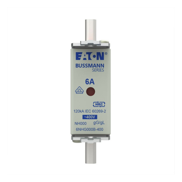 Eaton 6NHG000B-400 Nh fuse 6a 400v gg/gl size 000