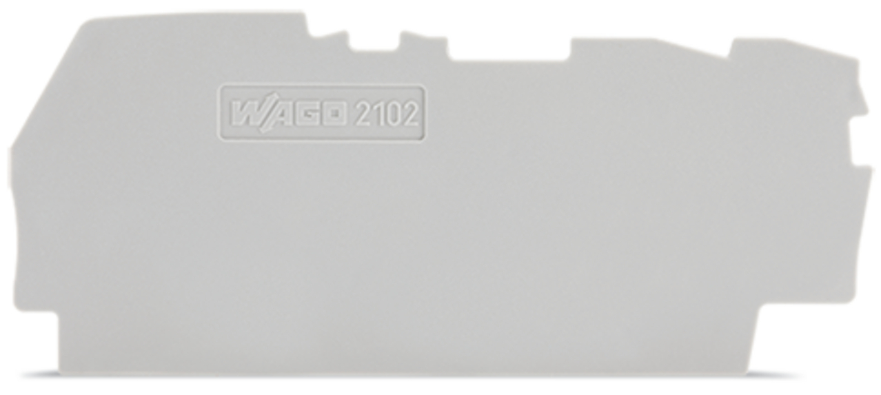 Wago 21021391 Plaque d'extrémité et intermédiaire épaisseur 0,8 mm pour ...