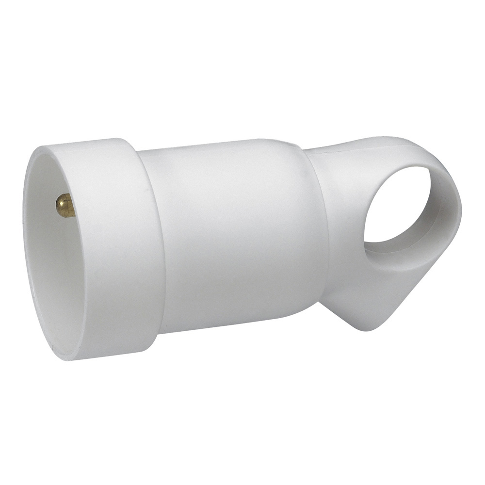 050421 Prolongateur 2P+T 16A Blanc avec Anneau Plastique - Legrand